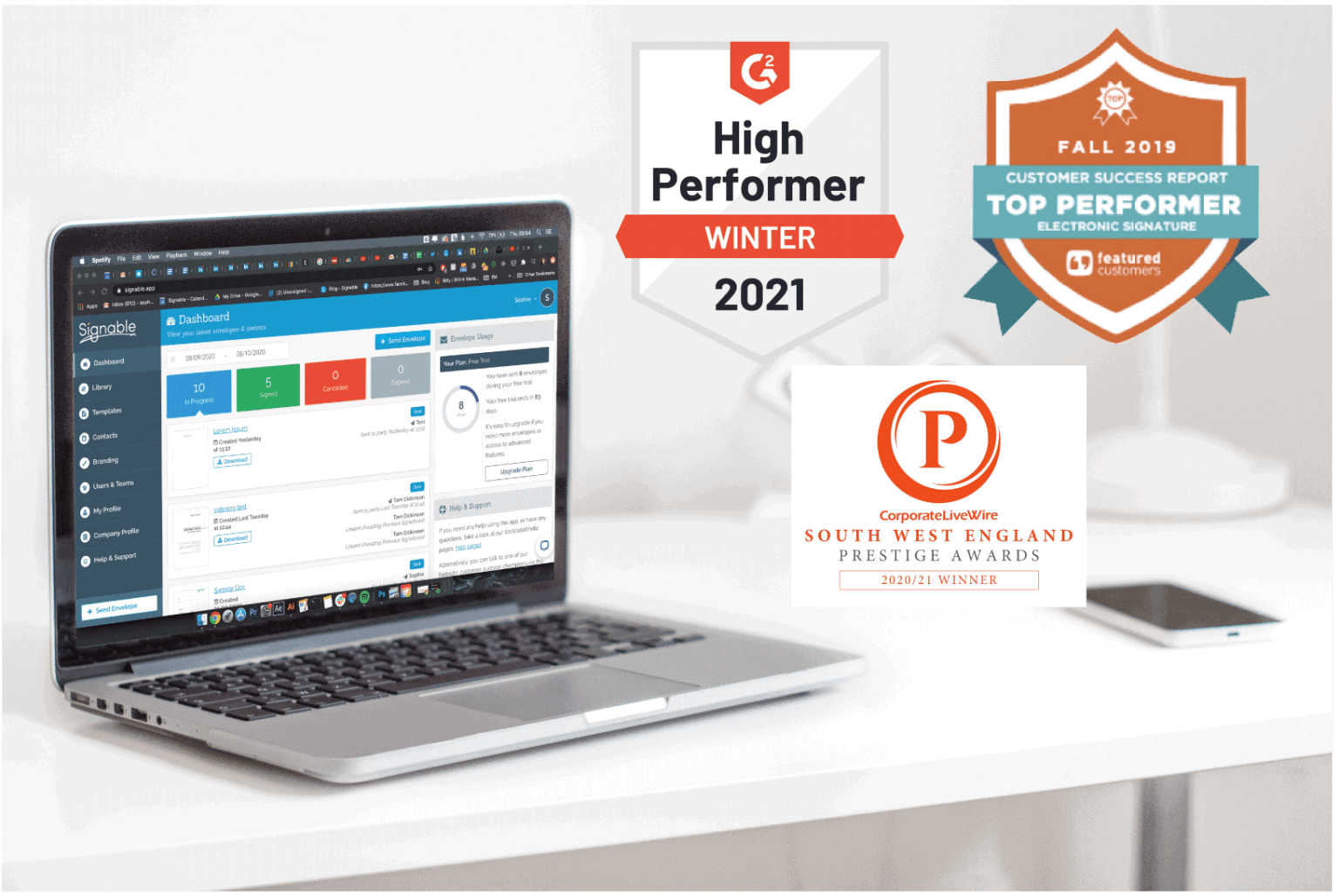 Signable Electronic Signature Integrations & Features - Signable