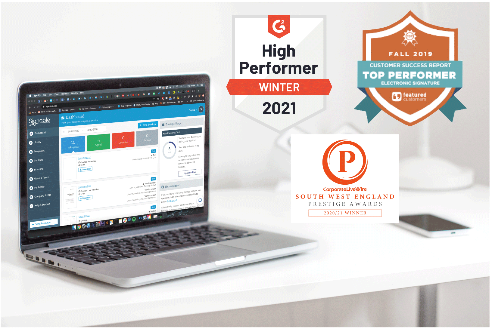 Signable Electronic Signature Integrations & Features - Signable